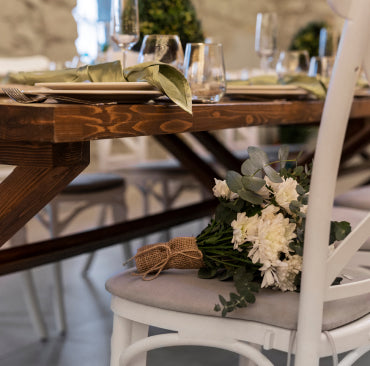 Hire Rustic Wedding Table Centrepieces – JPA Events